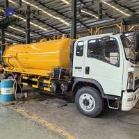 China NEW Sinotruk HOWO 10cbm Septic Fecal Suction Tank Vacuum Tanker Truck Price for sale