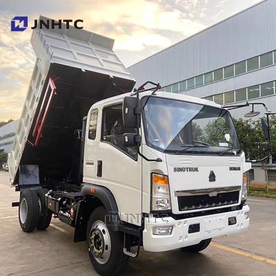 China Sinotruk HOMAN 4x2 Small Dump Truck With 5 Ton 10 Ton Capacity Light Truck Automatic Air Suspension for sale