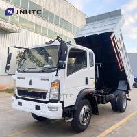 China Sinotruk HOMAN 4x2 Small Dump Truck With 5 Ton 10 Ton Capacity Light Truck Automatic Air Suspension for sale