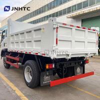 China Sinotruk HOMAN 4x2 Small Dump Truck With 5 Ton 10 Ton Capacity Light Truck Automatic Air Suspension for sale