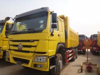 China Yellow 371hp 20M3 RHD Sinotruk Howo 6x4 Dump Truck For 40-50 Tons Load for sale