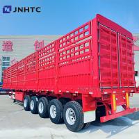 China High Strength 3 Axles 4 Axle 5 Axles Customized Bulk Cargo Fence Semi Trailer 16 Meters Cargo Trailer With Tarpaulin for sale