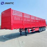 China High Strength 3 Axles 4 Axle 5 Axles Customized Bulk Cargo Fence Semi Trailer 16 Meters Cargo Trailer With Tarpaulin for sale