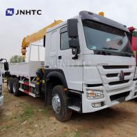 China New HOWO 8 Ton 12Ton Telescopic Boom Truck Crane Truck Mounted Crane Hydraulic Mobile Truck Crane for sale