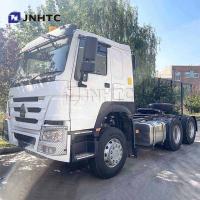 China HOWO Tractor Truck Euro 2-6  380 400 HP 6X4 10 Wheels 25Tons Payload Trailer Head Tractor Truck Prices for sale