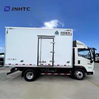 China New HOWO Refrigerator Truck 3t 4t 5t 4x2 Light Food Truck Refrigerator Trucks Factory Latest for sale
