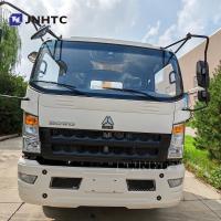 China HOWO Crane Truck With 4X2 6 Wheels Crane 5 Ton Cargo Truck With 12ton Folding Arm Crane for sale