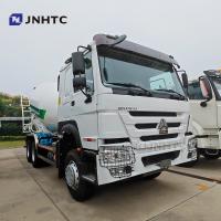 China HOWO Concrete Mixing Truck 6x4 380hp10 Wheels Capacity Cement Mixing Truck Mounted Concrete Mixer Pump Truck for sale