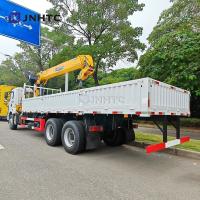 China New FAW 8 Ton 12 Ton Telescopic Boom Truck Crane Truck Mounted Crane Hydraulic Mobile Truck Crane for sale