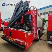 China Howo TX Fire Fighting Truck 5000L Water Foam Tanker 4X4 With Crane Truck for sale