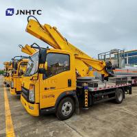 China Howo 4x2 Mounted High Altitude Operation Truck Bucket Truck Aerial Working Platform Truck For Street Light Maintenance for sale