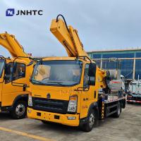 China Howo 4x2 Mounted High Altitude Operation Truck Bucket Truck Aerial Working Platform Truck For Street Light Maintenance for sale