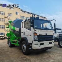 China HOWO 4×2 Light Concrete Mixer Truck 3 Cube Meter 4.5 Tons Weather Resistance Concrete Mixer Truck for sale