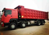 China 8×4 371HP Heavy Duty Dump Truck 32 Tons Load 30CBM Dump Box White Red Yellow Color for sale