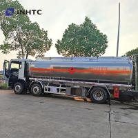 China SINOTRUK HOWO Fuel Tank Truck Oil Tank Truck Tanker Truck With 25cbm Full Trailer for sale