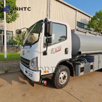 China FAW New Used 5000-Liter Water Tanker Truck Diesel Fuel Water Tank Truck with Pump Engine Motor Manual Gearbox Sale for sale