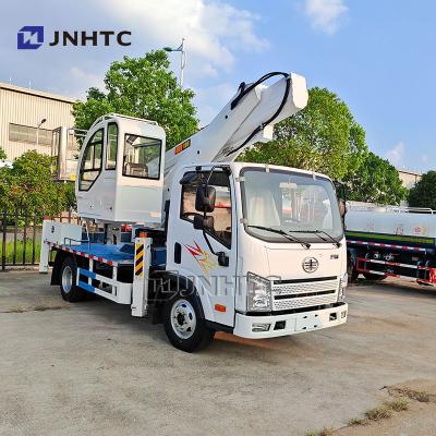 China FAW 14m Bucket Truck Aerial Working Platform Truck Mounted High-altitude Operation Truck for sale