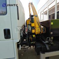 China New ISUZU Dump Truck With Crane Lift 4X2 160 Hp Euro 3 Lorry-Truck-Mounted-Crane 2 Ton Cargo Truck With Crane for sale