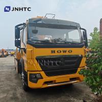 China Howo Wrecker Truck  4x2 6 Wheels 340hp Wrecker Truck With Straight Arm Crane Good Price for sale