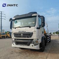China HOWO TX Crane Truck 320HP 4X2 15TON Cargo Mounted Wrecker Truck With Hydraulic Straight Boom Crane Truck for sale