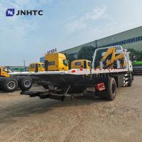 China HOWO TX Crane Truck 320HP 4X2 15TON Cargo Mounted Wrecker Truck With Hydraulic Straight Boom Crane Truck for sale