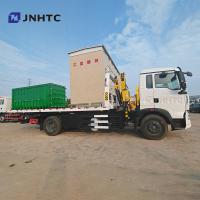China HOWO TX Crane Truck 320HP 4X2 15TON Cargo Mounted Wrecker Truck With Hydraulic Straight Boom Crane Truck for sale