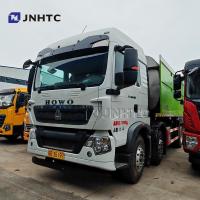 China HOWO 8X4 350HP 12 Wheel Dump Truck Chassis With Synchronous Gravel Sealing Truck for sale