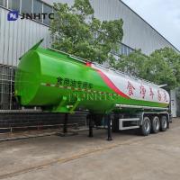 China Hot Sale 3 Axle 55000 Litres Edible Oil Tank Semi-trailer / Fuel Tank Trailer Good Price for sale