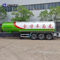 China Hot Sale 3 Axle 55000 Litres Edible Oil Tank Semi-trailer / Fuel Tank Trailer Good Price for sale