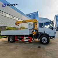 China Faw Truck Crane 14 Ton 4x2 160hp Truck With Crane China Cargo Truck With Crane Straight Boom for sale