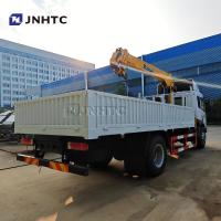 China Faw Truck Crane 14 Ton 4x2 160hp Truck With Crane China Cargo Truck With Crane Straight Boom for sale