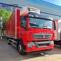 China HOWO TX 7.8m 20ton Refrigerated Truck Van Ice Cream/Sea Food Freezer Vehicle Heavy Duty Refrigerator Car For sale for sale