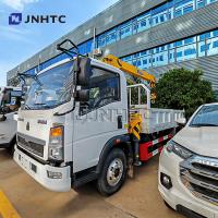 China HOMAN 4x2 Crane Truck Euro 5 Truck-Mounted Crane 190hp Durable Crane Cargo Trucks Quality Assurance For Sale for sale