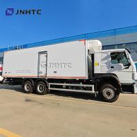 China New Sinotruk 20 Tons Refrigerated Truck With Hydraulic Tail Plate Seafood Fruit And Vegetable Fresh-keeping Truck for sale