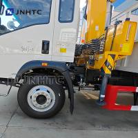 China SINOTRUCK 4X2 6 Wheels Cargo Truck With Crane Truck Mounted Crane For Sale for sale