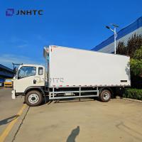China New and Used 10Tons Right Steering HOWO 5 Degree 140HP Frozen Cargo Refrigerator Truck for sale
