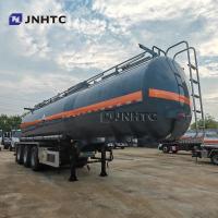 China New 3 Axle 55000 Litres Corrosion Tank Semi-trailer / Fuel Tank Trailer Good Price for sale