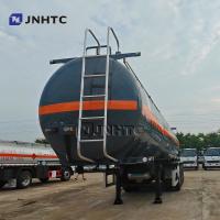 China New 3 Axle 55000 Litres Corrosion Tank Semi-trailer / Fuel Tank Trailer Good Price for sale