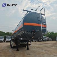 China New 3 Axle 55000 Litres Corrosion Tank Semi-trailer / Fuel Tank Trailer Good Price for sale