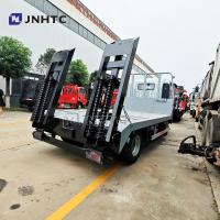 China Hot Selling Light Duty 4x2 6 Tons LHD China Flatbed Rollback Road Wreckers Tow Platform Trucks for sale