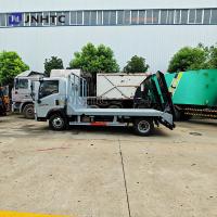 China Hot Selling Light Duty 4x2 6 Tons LHD China Flatbed Rollback Road Wreckers Tow Platform Trucks for sale