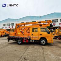 China JMC 14 M Automatic Aerial Work Vehicle With Aerial Lifting Platform Crane Truck for sale