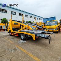 China HOWO Light Towing 2 Double Deck Flatbed Road Rescue Wrecker Tow Truck for sale