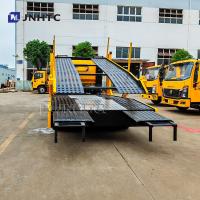 China HOWO Light Towing 2 Double Deck Flatbed Road Rescue Wrecker Tow Truck for sale