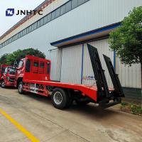 China HOWO Small Lowbed Lorry Truck 4X2 Container Flatbed Tow Truck Price for sale