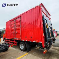 China Brand 5 Ton Truck 4x2 6 Wheeler Cargo Van Mini Lorry Truck Euro2 Diesel Cargo Truck With Hydraulic Tailplate for sale