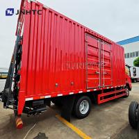 China Brand 5 Ton Truck 4x2 6 Wheeler Cargo Van Mini Lorry Truck Euro2 Diesel Cargo Truck With Hydraulic Tailplate for sale