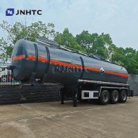 China 3 Axles Diethylamine Transport Trailer Fuel Tank Semi Trailer 33000 40000 Liters Fuel Trailer for sale