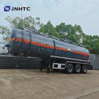 China 3 Axles Diethylamine Transport Trailer Fuel Tank Semi Trailer 33000 40000 Liters Fuel Trailer for sale