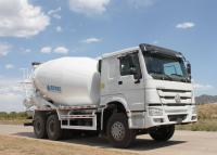 China HOWO Heavy Duty Dump Truck , Cement Mixer Truck 10 Wheels Euro 2 400L Fuel Tank for sale